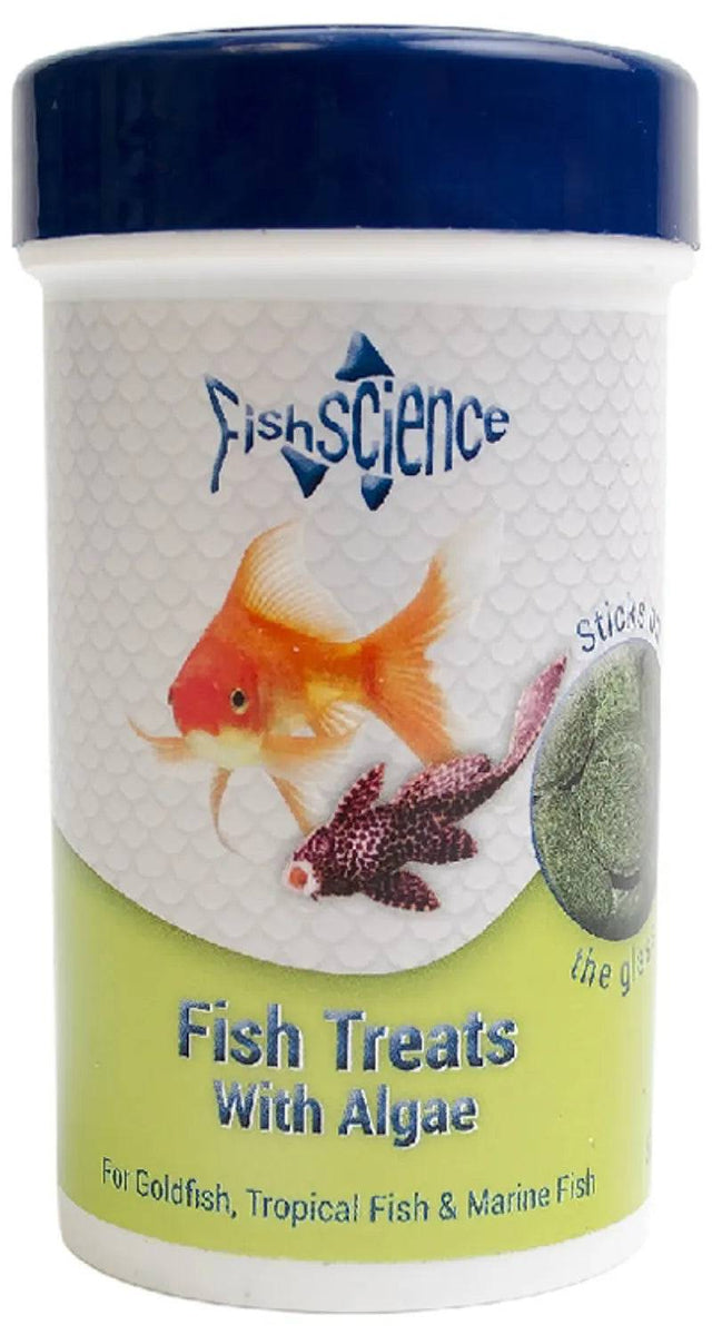 FishScience Fish Treats with Algae 50g – Swallow Aquatics